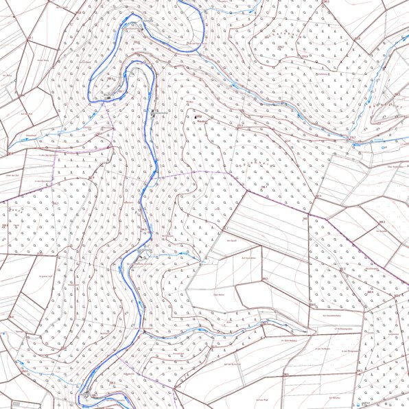 Berg (1:5,000) Map by Landesamt fur Vermessung und ...