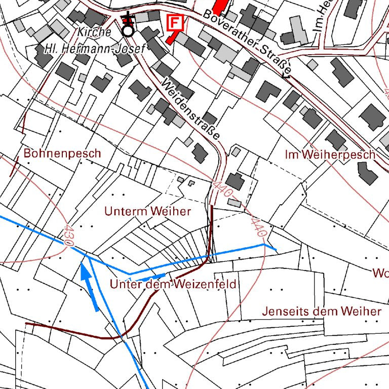 Daun 4 (1:5,000) Map by Landesamt fur Vermessung und ...