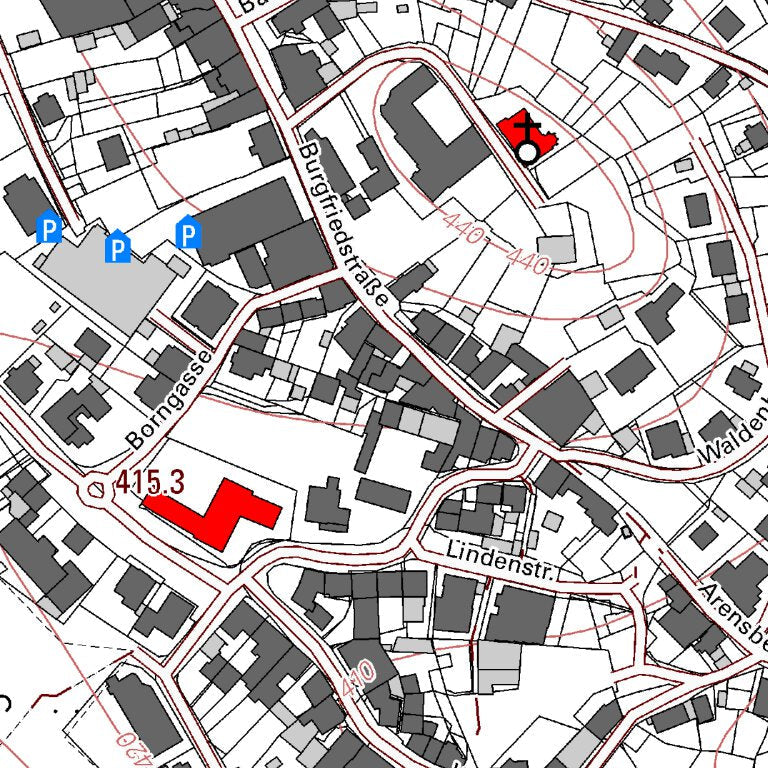 Daun 8 (1:5,000) Map by Landesamt fur Vermessung und ...
