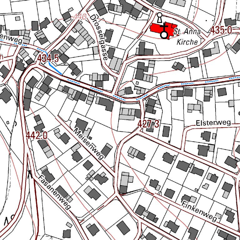 Daun 1 (1:5,000) Map by Landesamt fur Vermessung und ...