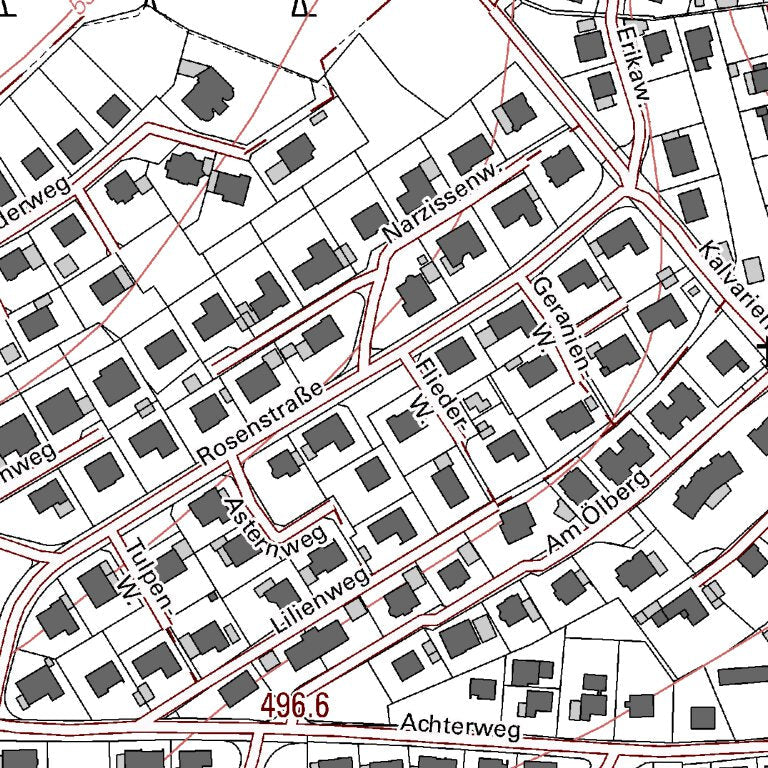 Prüm 1 (1:5,000) Map by Landesamt fur Vermessung und ...