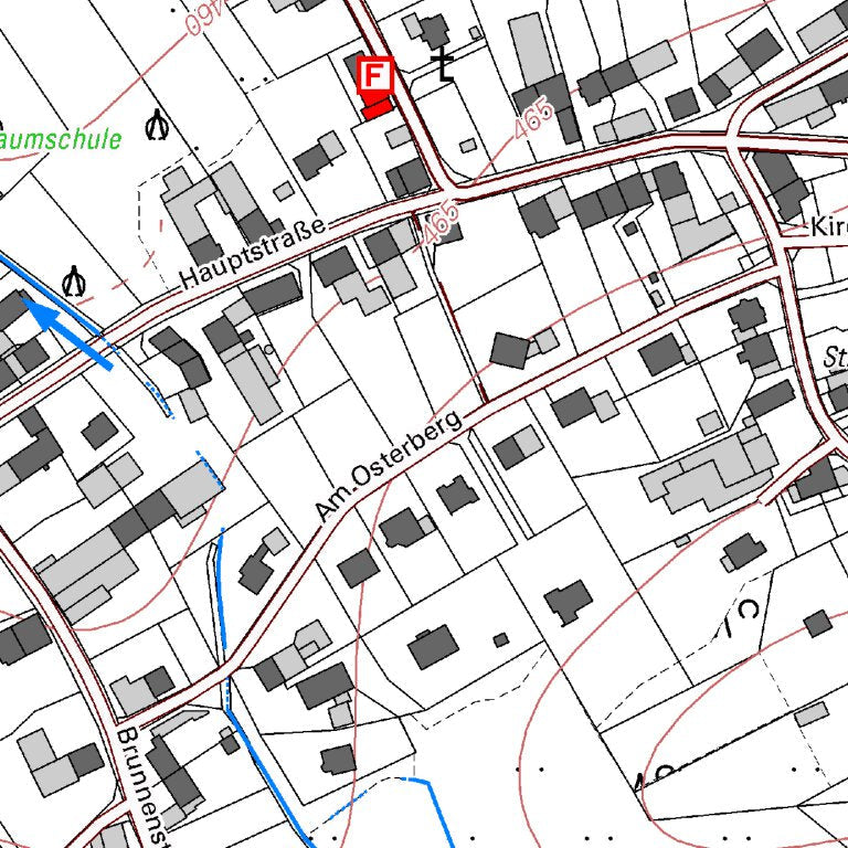 Büdesheim 3 (1:5,000) Map by Landesamt fur Vermessung und ...