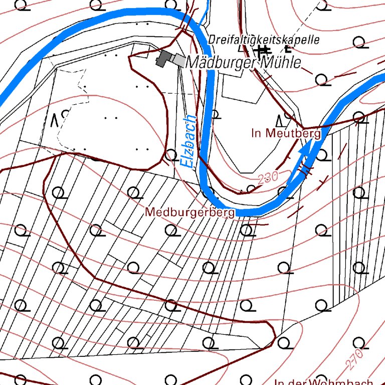 Kehrig 2 (1:5,000) Map by Landesamt fur Vermessung und ...