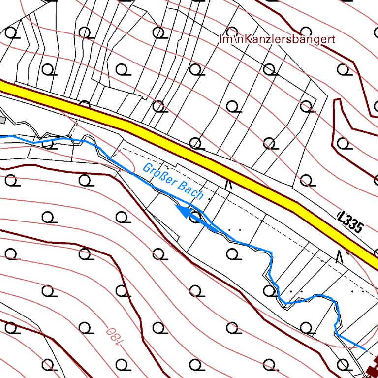 Braubach 1 (1:5,000) Map by Landesamt fur Vermessung und ...