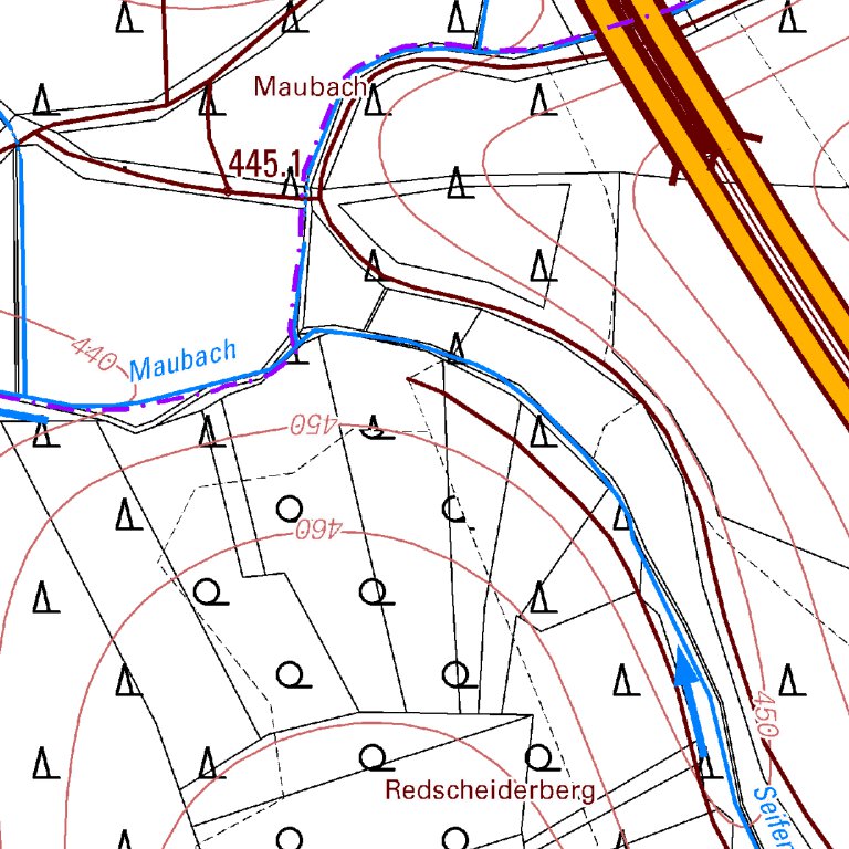 Daun 6 (1:5,000) Map by Landesamt fur Vermessung und ...