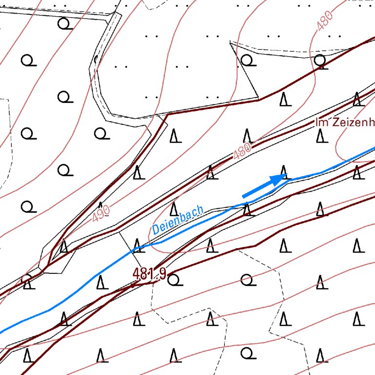 Daun 12 (1:5,000) Map by Landesamt fur Vermessung und ...