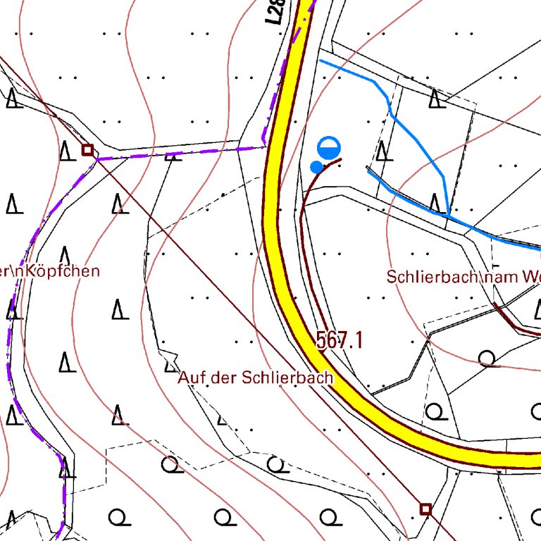 Daun 10 (1:5,000) Map by Landesamt fur Vermessung und ...