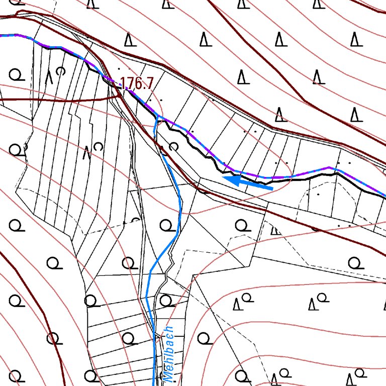 Braubach 2 (1:5,000) Map by Landesamt fur Vermessung und ...
