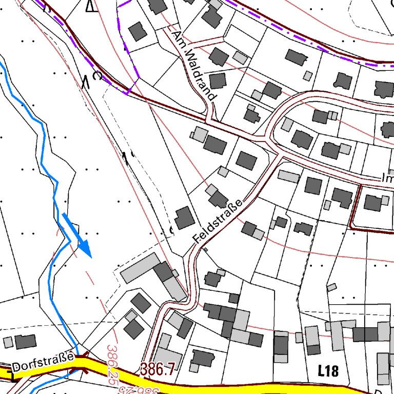 Watzerath (1:5,000) Map by Landesamt fur Vermessung und ...
