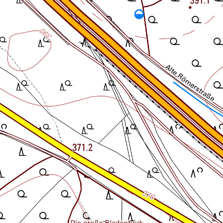 Boppard 1 (1:5,000) Map by Landesamt fur Vermessung und ...