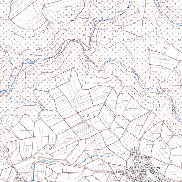 Ney (1:5,000) Map by Landesamt fur Vermessung und Geobasisinformationen ...