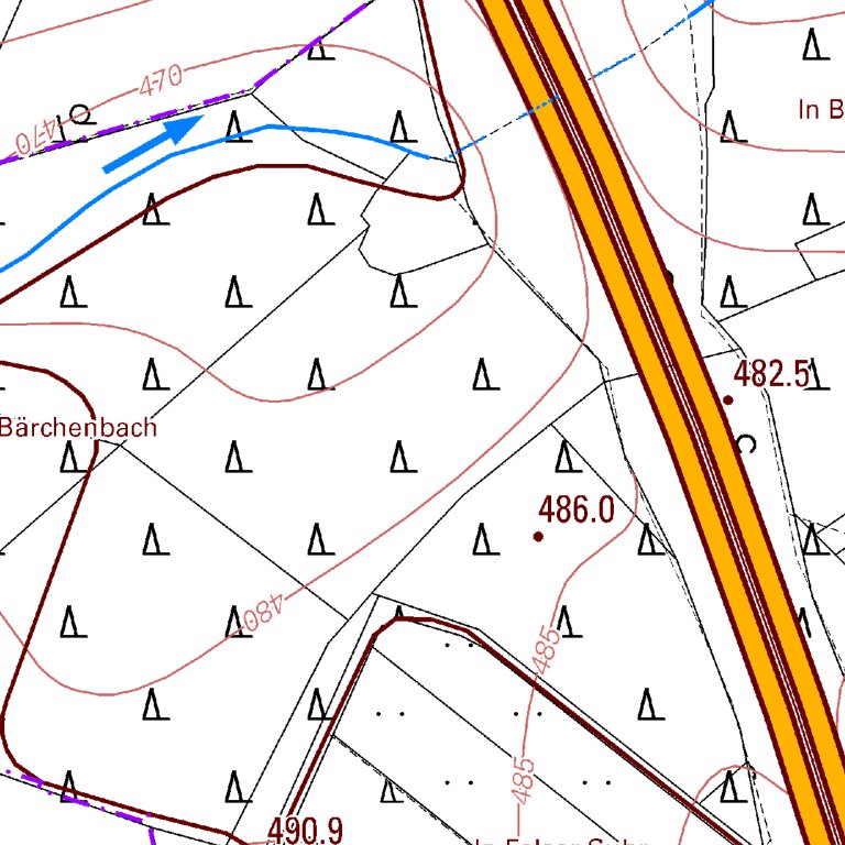 Darscheid (1:5,000) Map by Landesamt fur Vermessung und ...