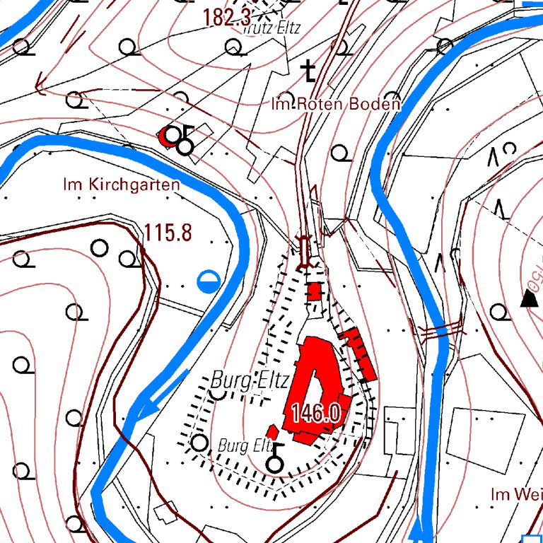 Wierschem 1 (1:5,000) Map by Landesamt fur Vermessung und ...