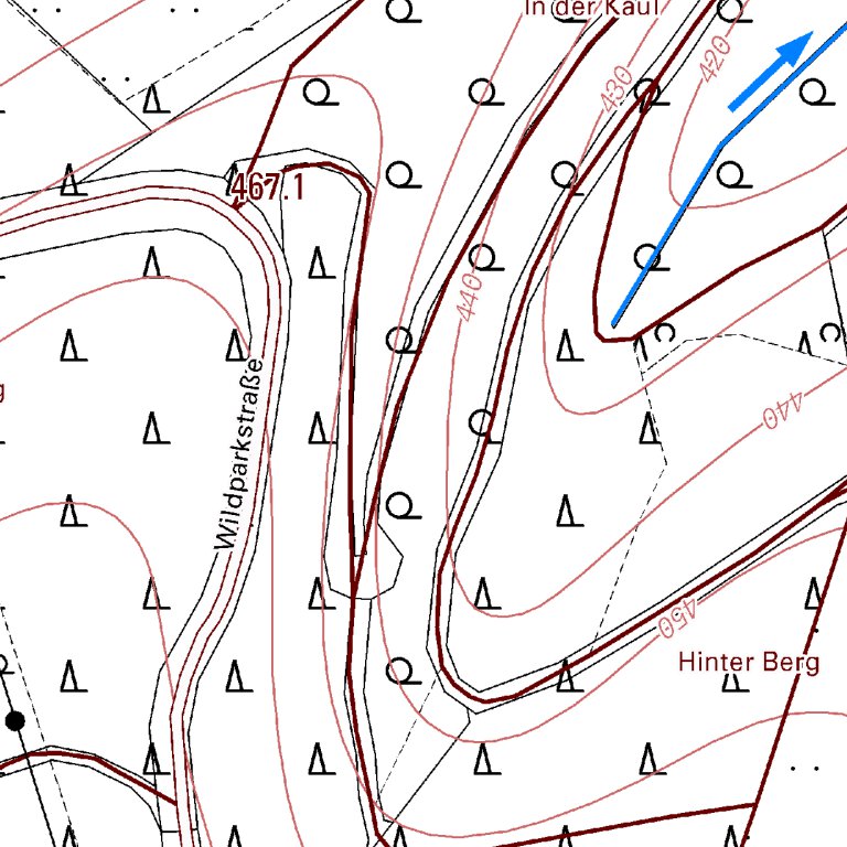 Daun 5 (1:5,000) Map by Landesamt fur Vermessung und ...