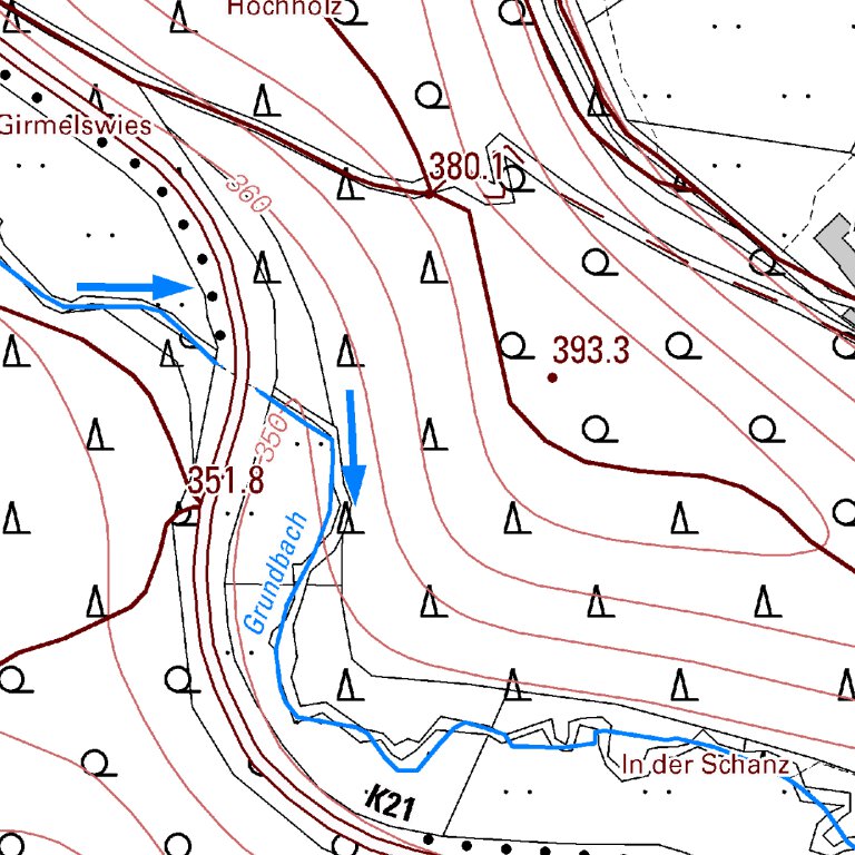Demerath 3 (1:5,000) Map by Landesamt fur Vermessung und ...