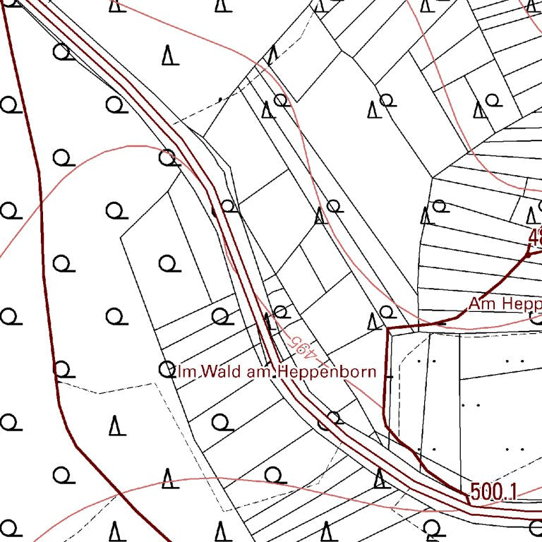 Boppard 7 (1:5,000) Map by Landesamt fur Vermessung und ...