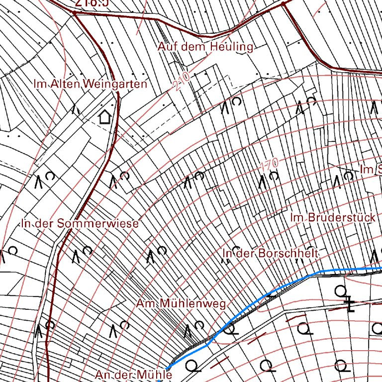 Boppard 17 (1:5,000) Map by Landesamt fur Vermessung und ...