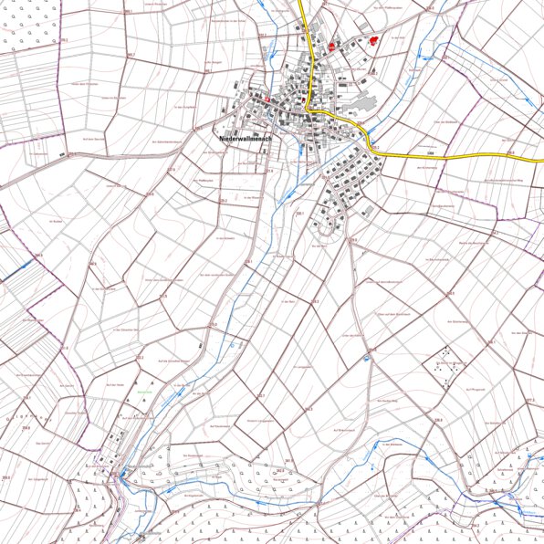 Niederwallmenach 1 (1:5,000) Map by Landesamt fur Vermessung und ...