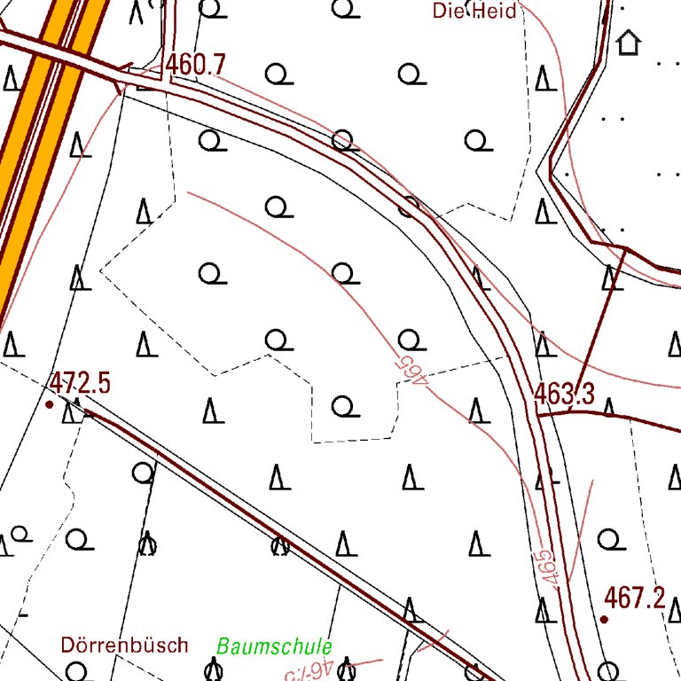 Eckfeld 3 (1:5,000) Map by Landesamt fur Vermessung und ...