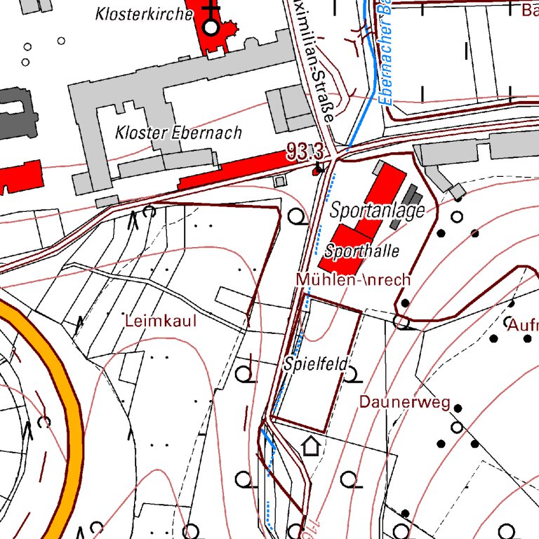 Cochem 3 (1:5,000) Map by Landesamt fur Vermessung und ...