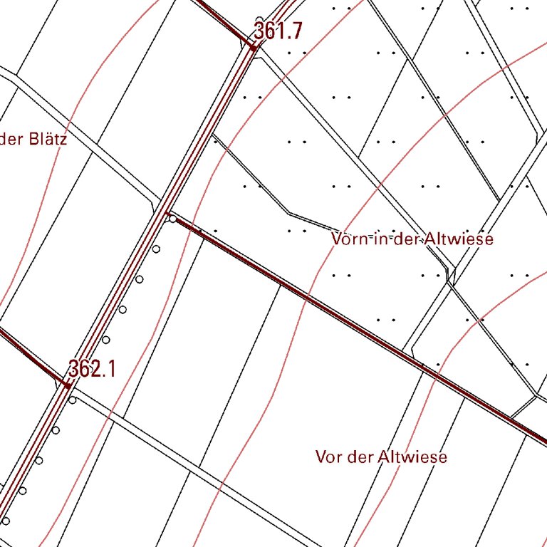 Niederwallmenach 2 (1:5,000) Map by Landesamt fur Vermessung und ...