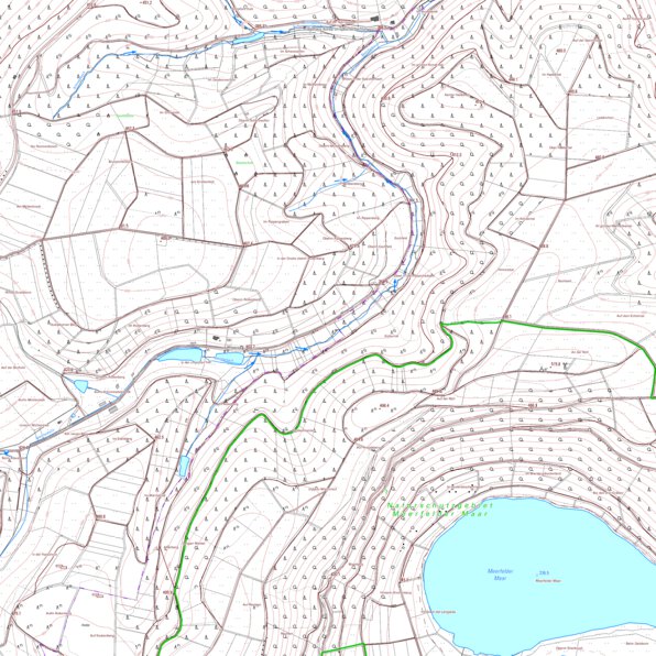 Meerfeld 3 (1:5,000) Map by Landesamt fur Vermessung und ...