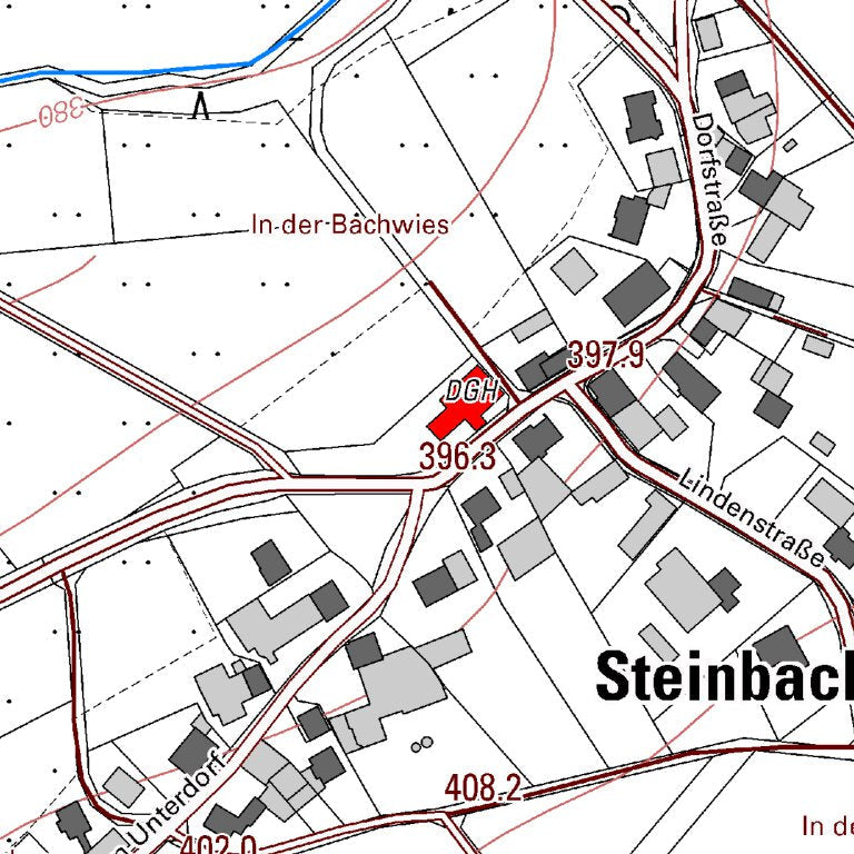 Steinbach (1:5,000) Map by Landesamt fur Vermessung und ...