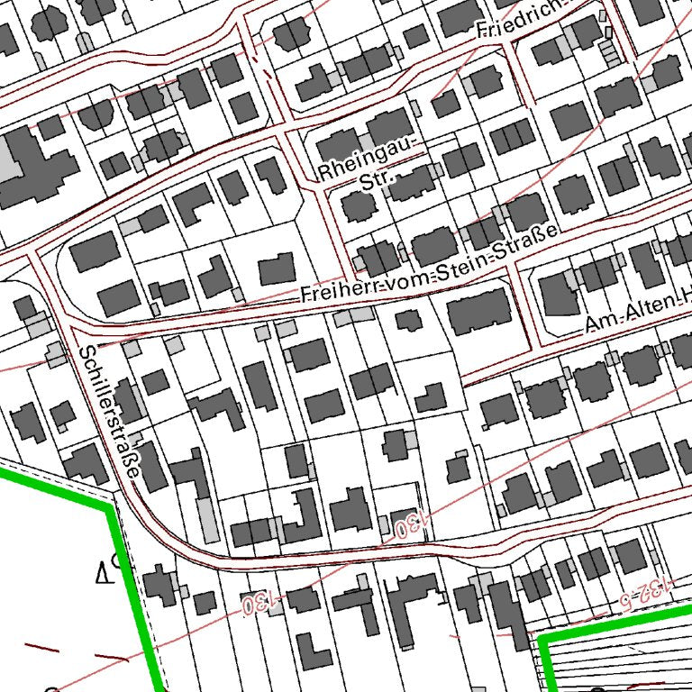 Budenheim 1 (1:5,000) Map by Landesamt fur Vermessung und ...