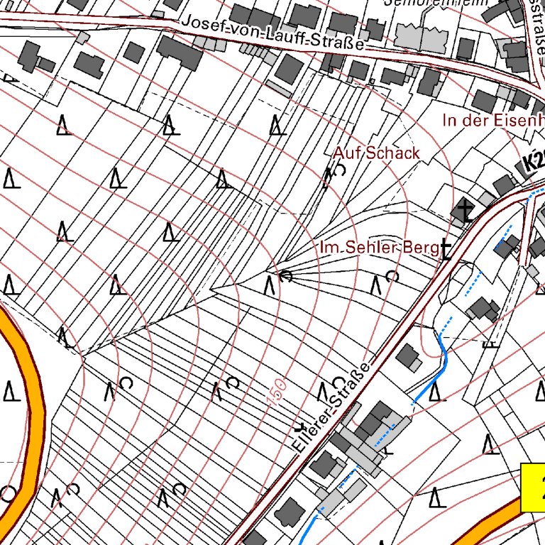 Cochem 1 (1:5,000) Map by Landesamt fur Vermessung und ...