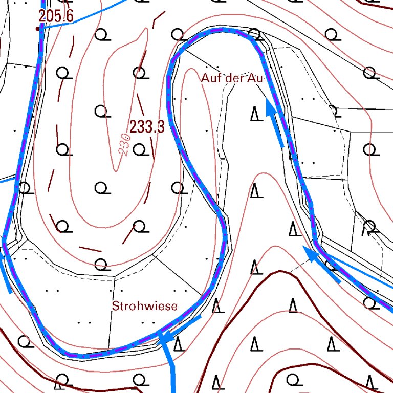 Lahr (1:5,000) Map by Landesamt fur Vermessung und ...
