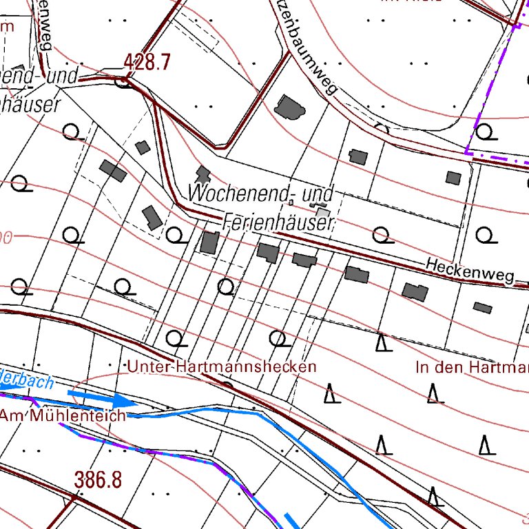 Sankt Goar 4 (1:5,000) Map by Landesamt fur Vermessung und ...