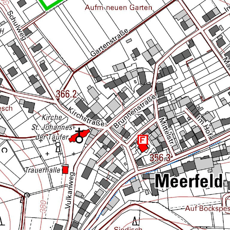 Meerfeld 1 (1:5,000) Map by Landesamt fur Vermessung und ...
