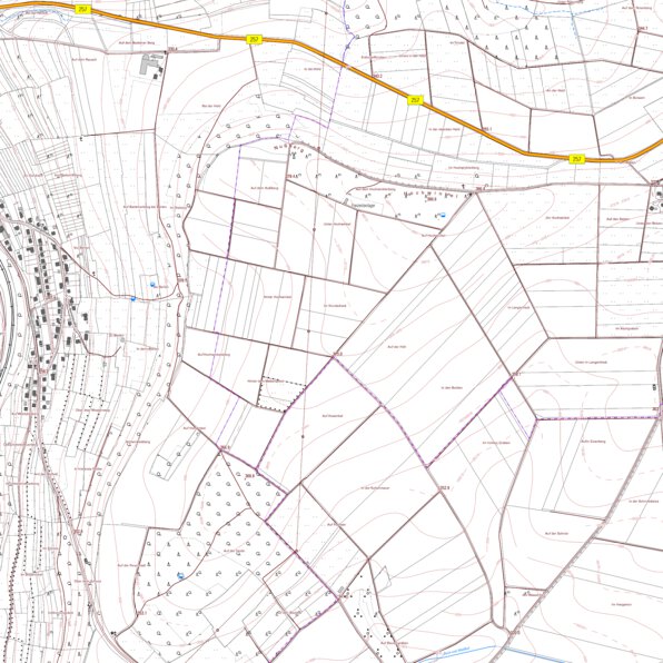 Bitburg 10 (1:5,000) Map by Landesamt fur Vermessung und ...