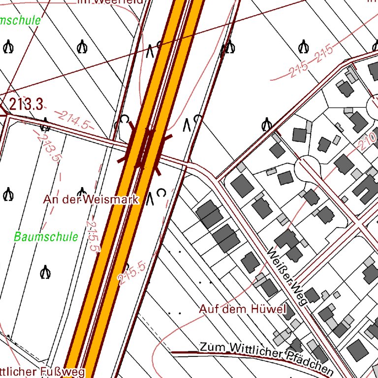 Wittlich 11 (1:5,000) Map by Landesamt fur Vermessung und ...
