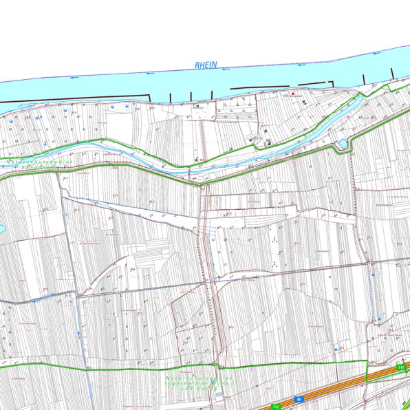 Ingelheim am Rhein 16 (1:5,000) Map by Landesamt fur Vermessung und ...