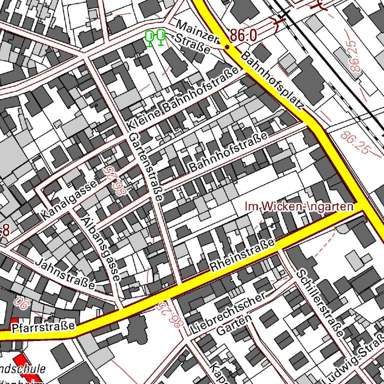 Bodenheim 1 (1:5,000) Map by Landesamt fur Vermessung und ...