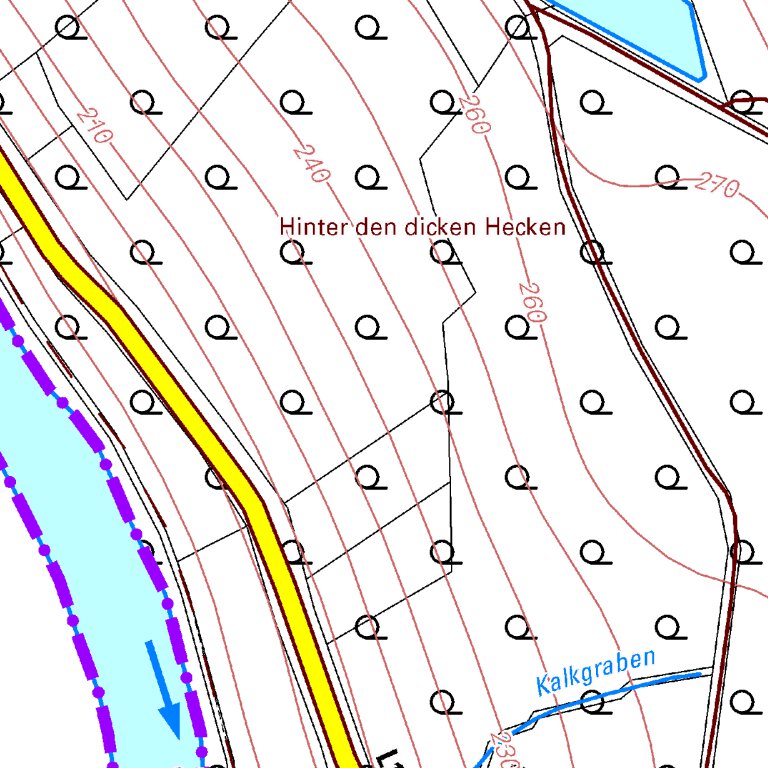 Wallendorf 2 (1:5,000) Map by Landesamt fur Vermessung und ...