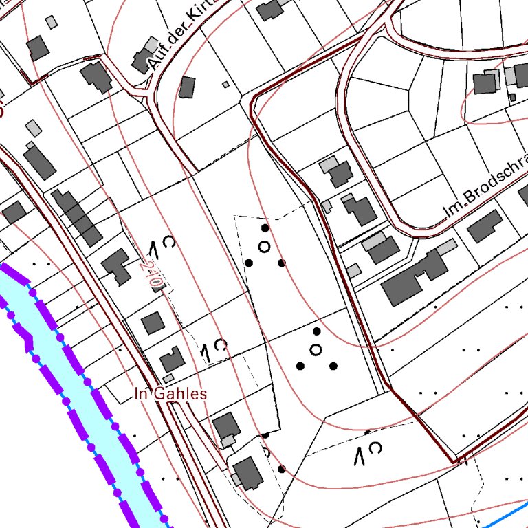 Roth an der Our (1:5,000) Map by Landesamt fur Vermessung und ...