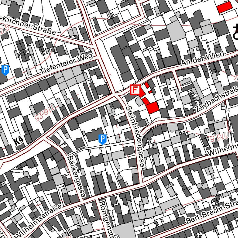 Mainz 8 (1:5,000) Map by Landesamt fur Vermessung und ...