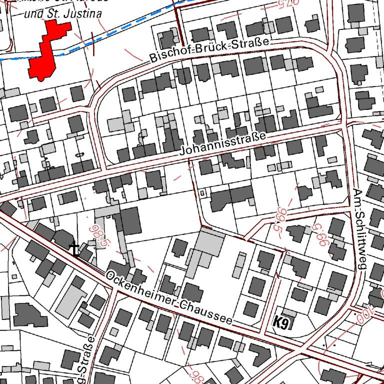 Bingen am Rhein 1 (1:5,000) Map by Landesamt fur Vermessung und ...