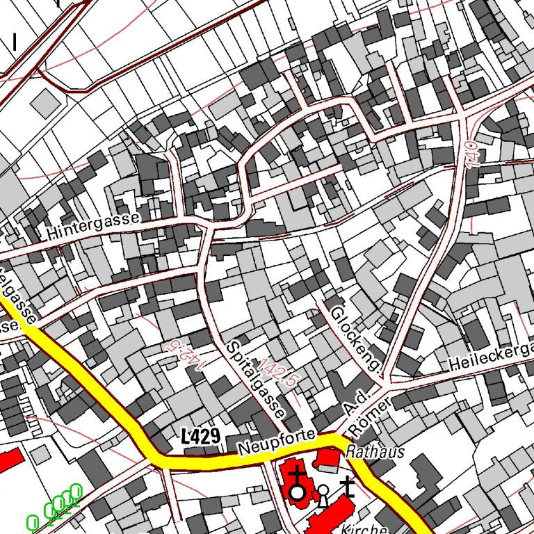 Saulheim 6 (1:5,000) Map by Landesamt fur Vermessung und ...