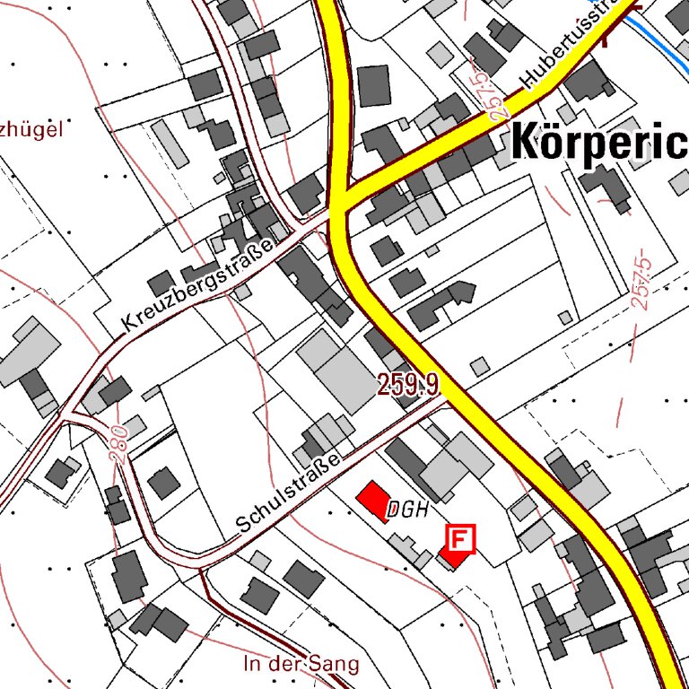 Körperich 6 (1:5,000) Map by Landesamt fur Vermessung und ...