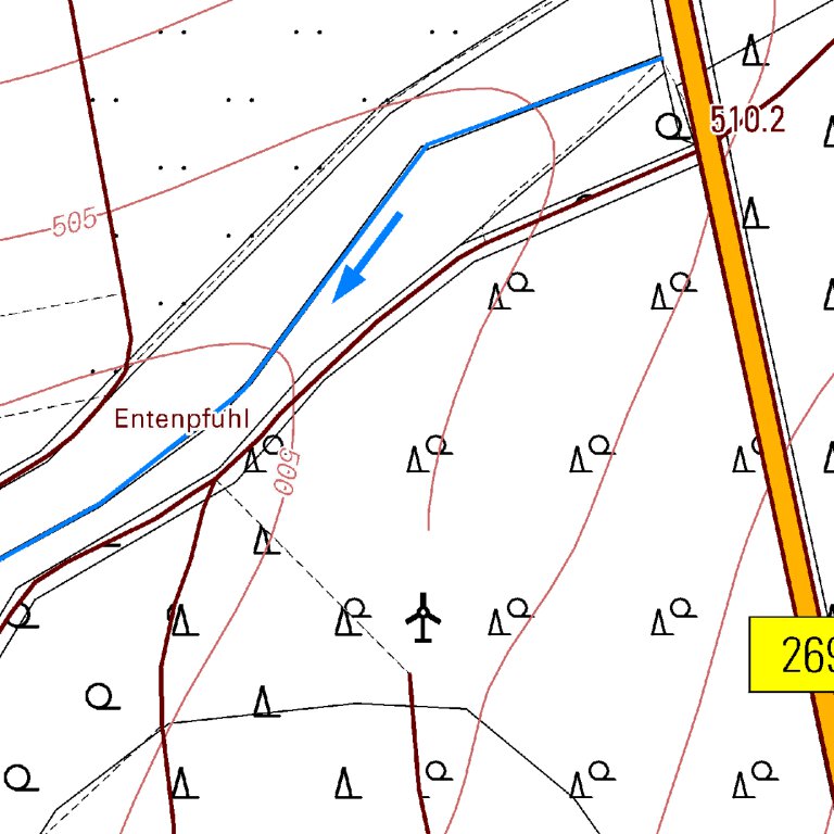 Morbach 23 (1:5,000) Map by Landesamt fur Vermessung und ...