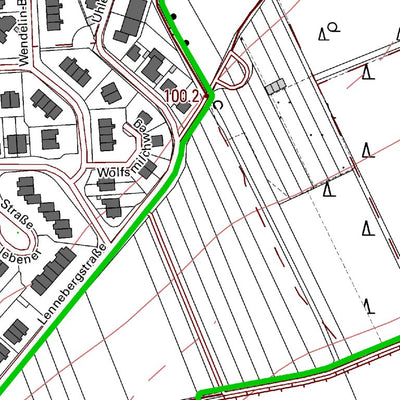 Ingelheim am Rhein 18 (1:5,000) Map by Landesamt fur Vermessung und ...