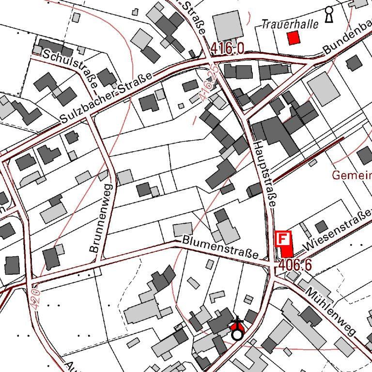 Bollenbach (1:5,000) Map by Landesamt fur Vermessung und ...