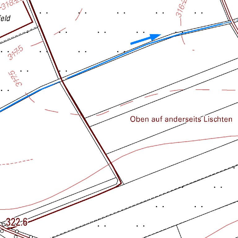 Bitburg 1 (1:5,000) Map by Landesamt fur Vermessung und ...