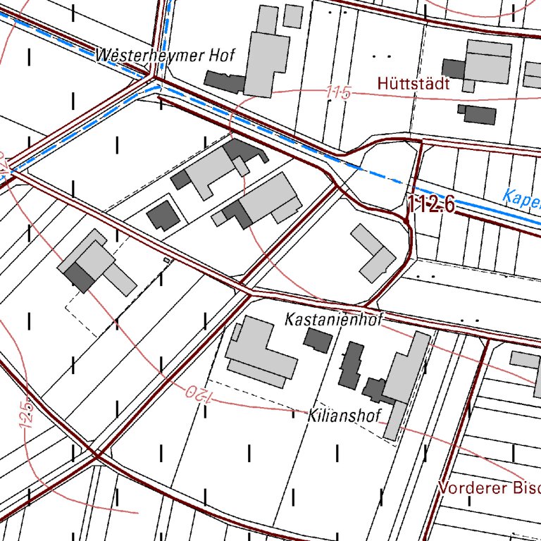 Bodenheim 3 (1:5,000) Map by Landesamt fur Vermessung und ...