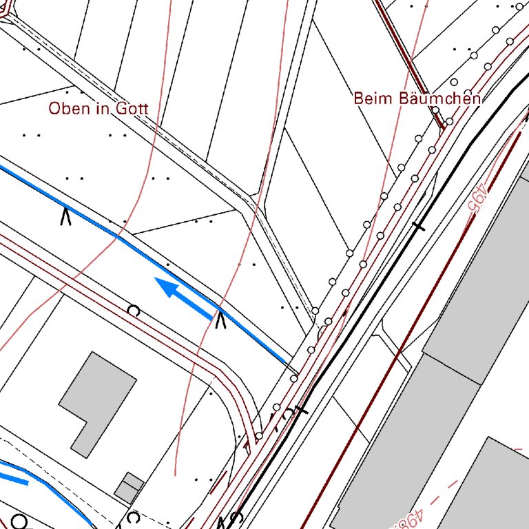 Morbach 10 (1:5,000) Map by Landesamt fur Vermessung und ...