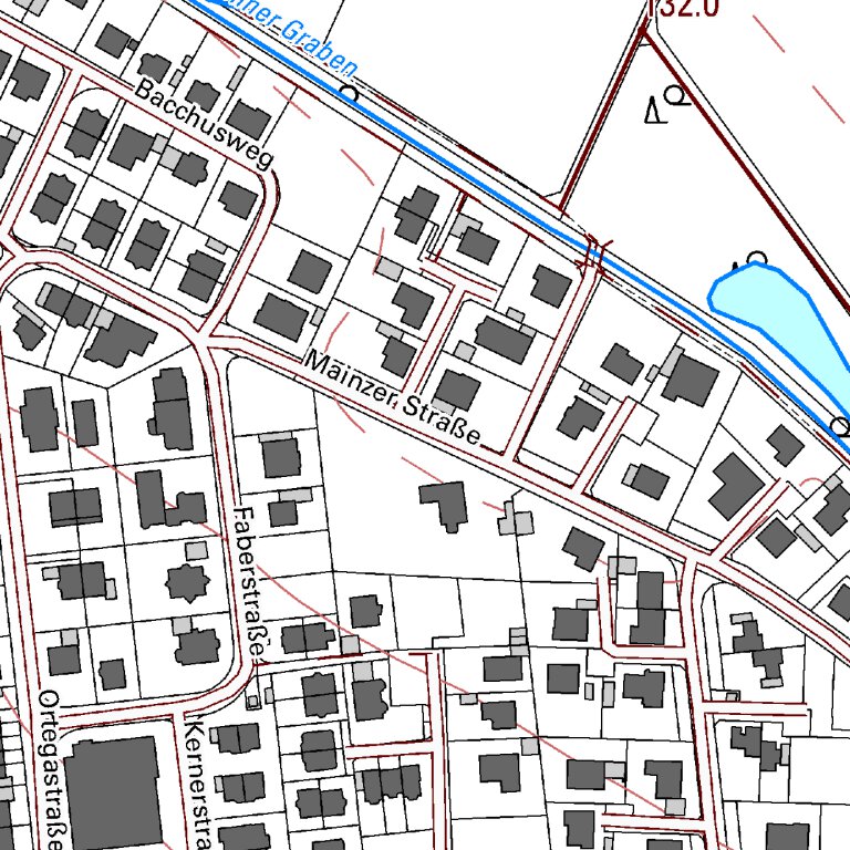 Mommenheim 1 (1:5,000) Map by Landesamt fur Vermessung und ...