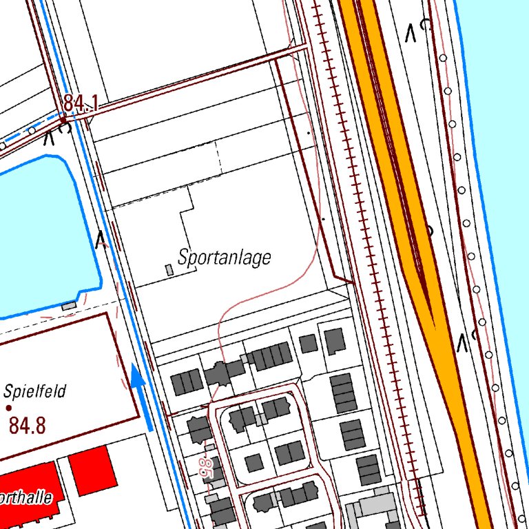 Bodenheim 2 (1:5,000) Map by Landesamt fur Vermessung und ...